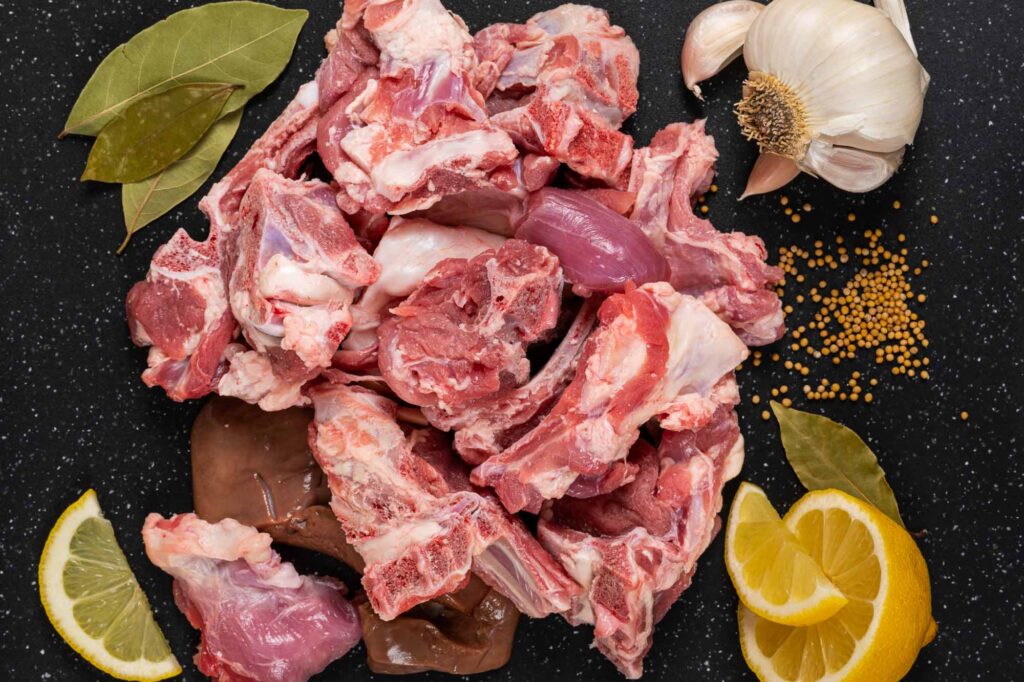 Diced Baby Goat Meat (with bones) - Mr Meats | Adelaide butcher